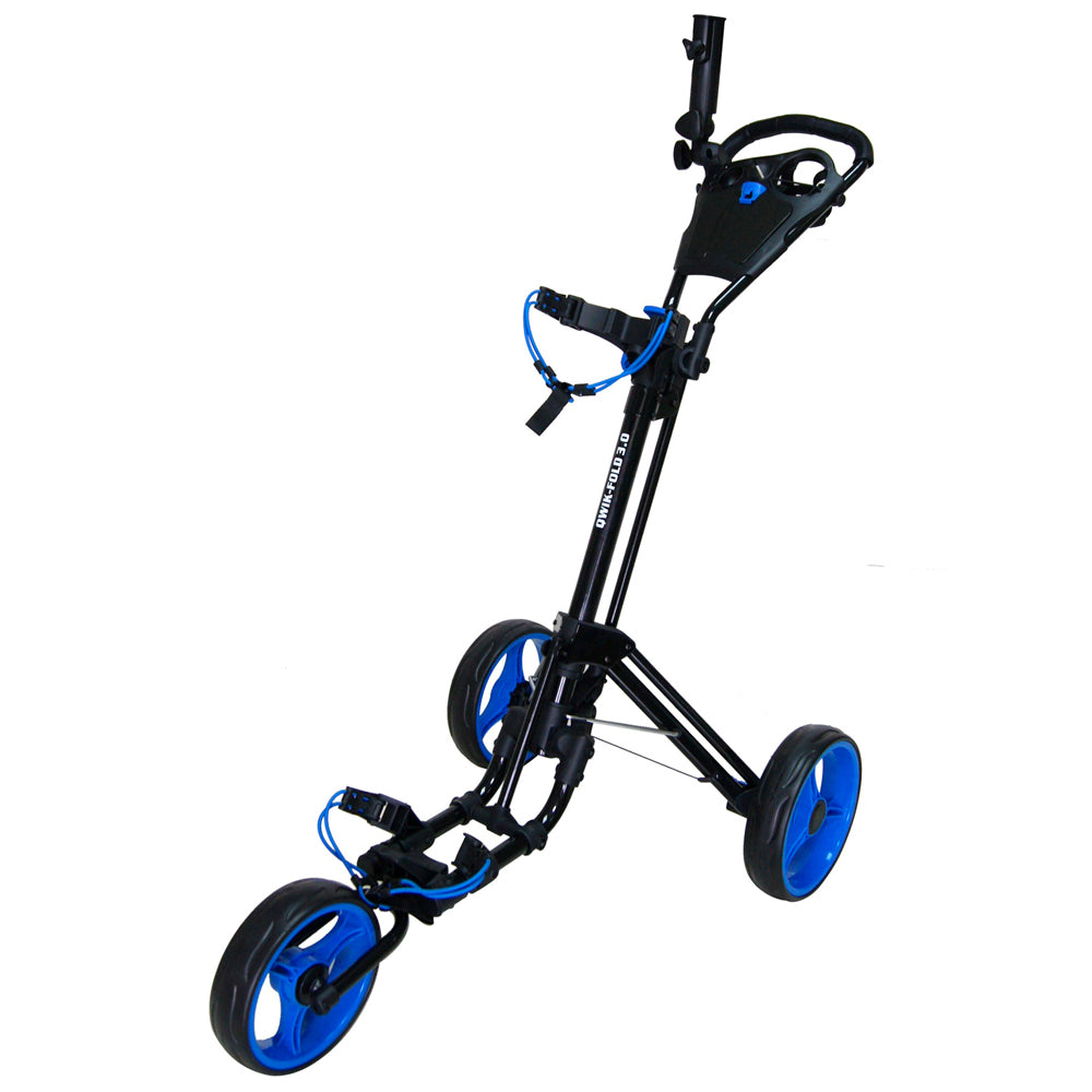 Qwik Fold 3-wheel Push Cart - Haney University Store